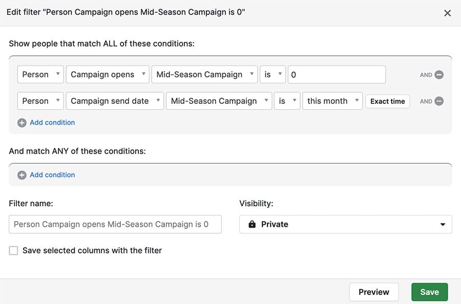Campaigns Filtering Knowledge Base Pipedrive 7440